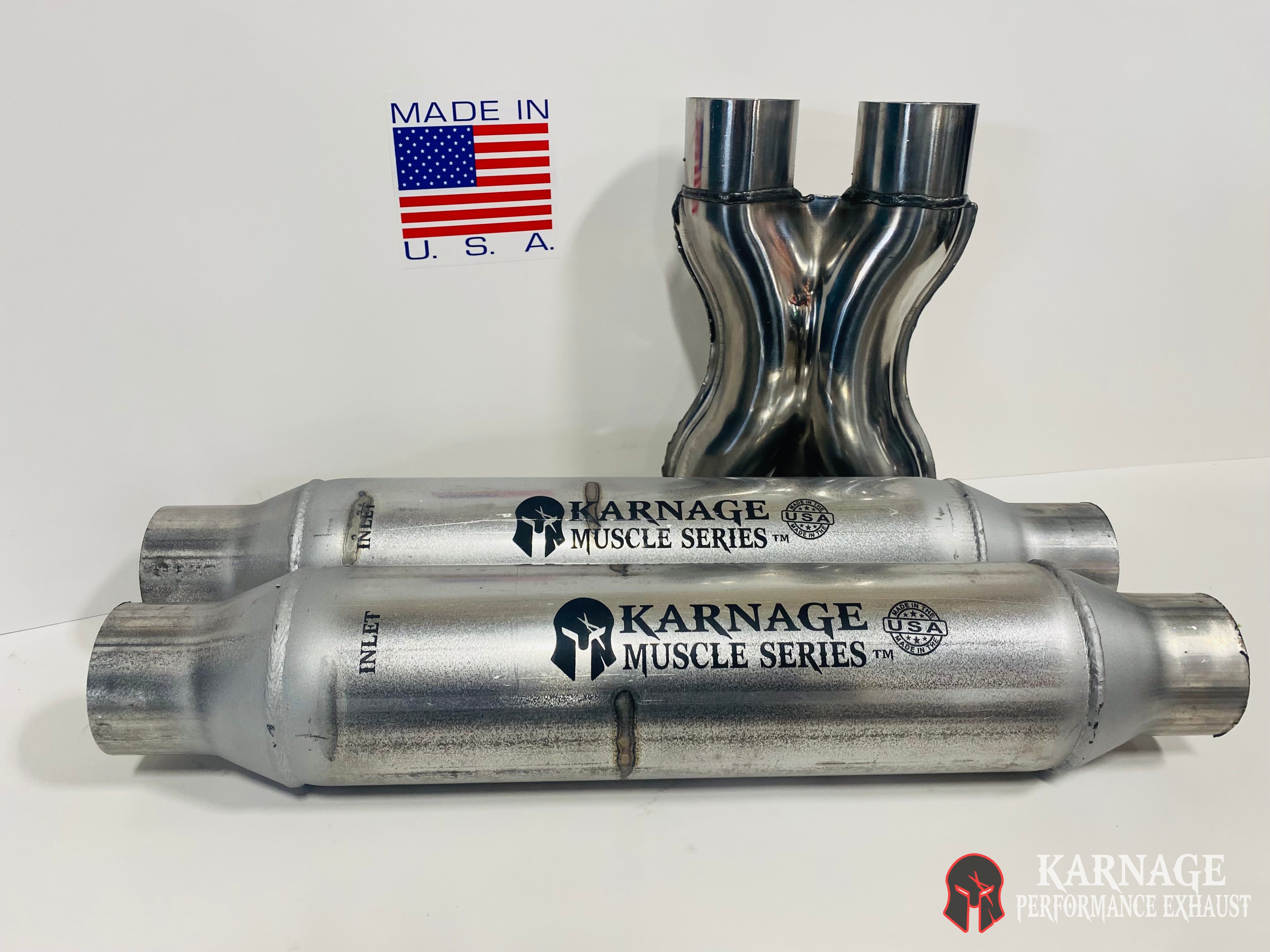 Muscle Car Series - Dual Universal Muffler Package – Karnage ...